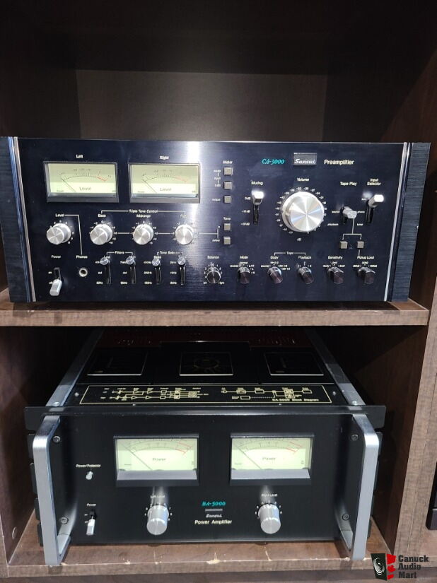 Sansui BA5000 Amp with CA3000 Pre-amp Photo #5021396 - Canuck Audio Mart