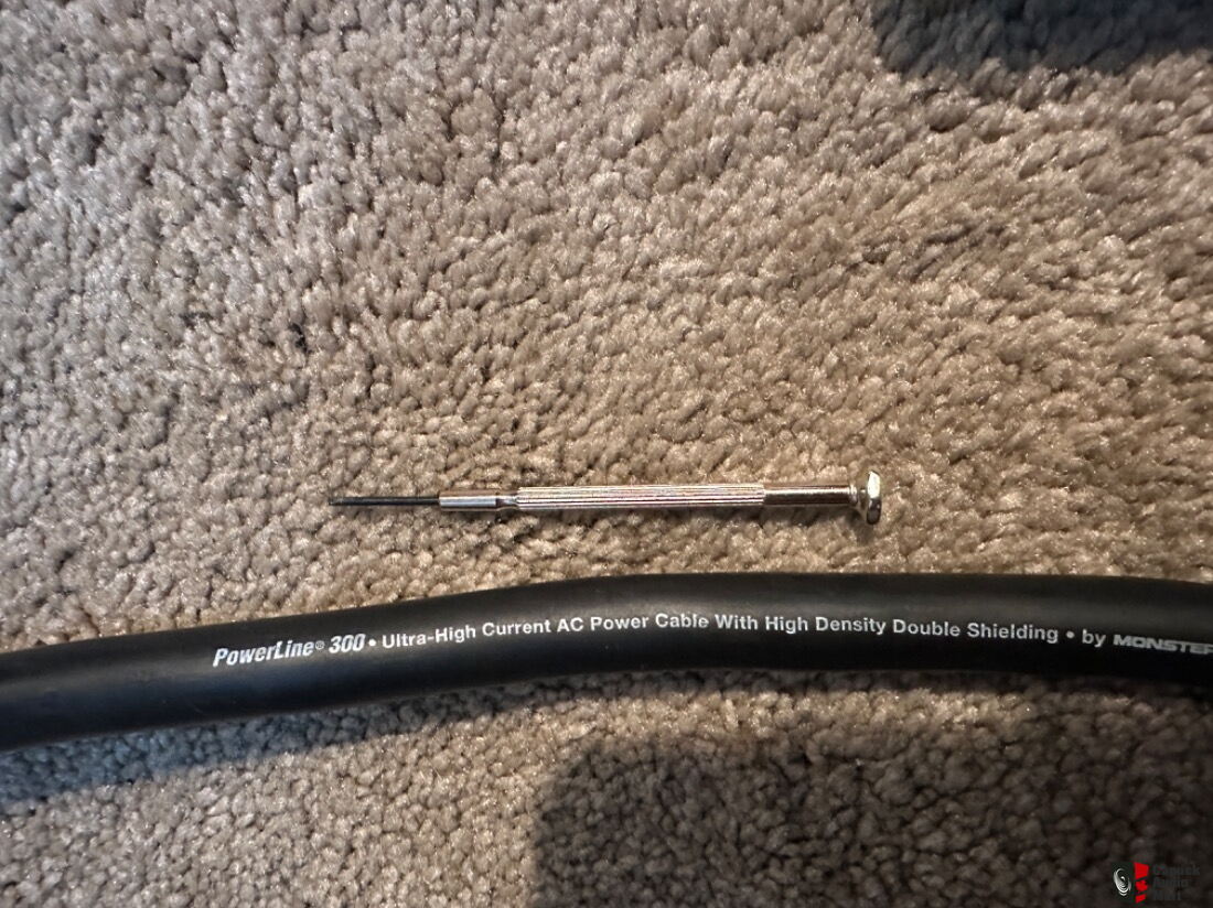 Purist AudioProteusRevB power cord, MonsterPowerLine300, MIT330RCAs ...