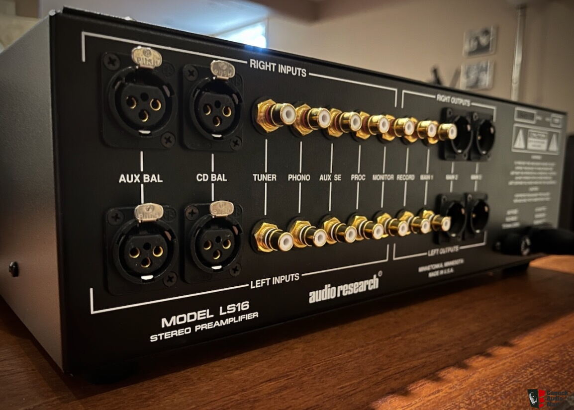 Audio Research Corporation LS16 preamp - Black - MINT Photo #5026936 ...