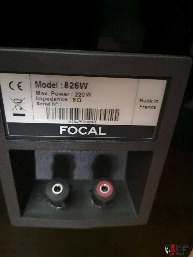 Focal 826W Floor Standing Speakers Photo #5027545 - US Audio Mart