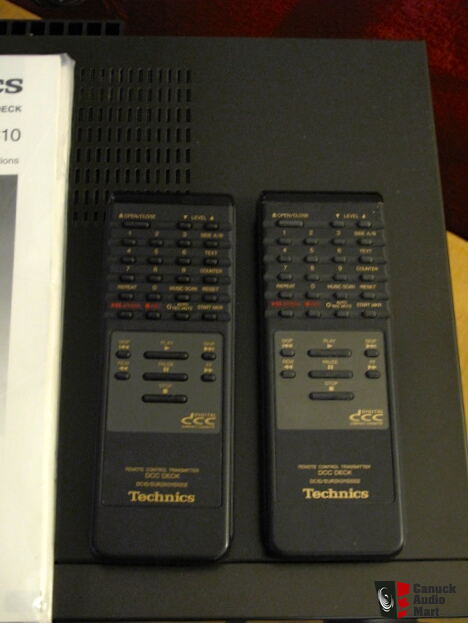 Technics dcc digital tape recorder & remotes Photo #503007 - US Audio Mart
