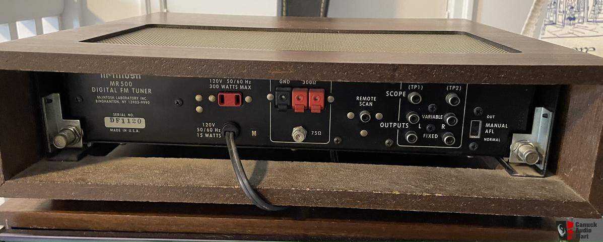 McIntosh MR500 tuner Photo #5033270 - US Audio Mart