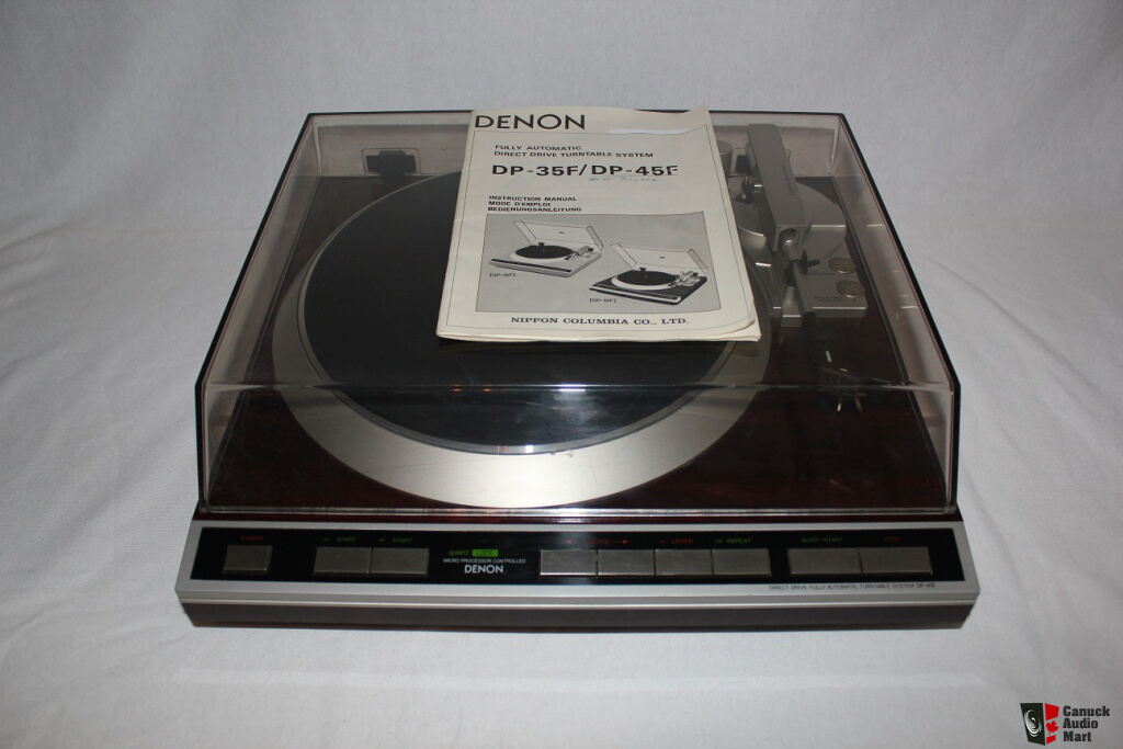 Denon DP-45F Fully Automatic Direct Drive Turntable w/ Dynamic Servo ...