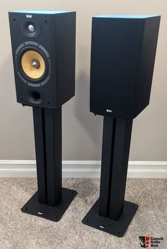B&W DM601 S3 Bookshelf Speakers and Stands Photo #5037498 - Canuck ...