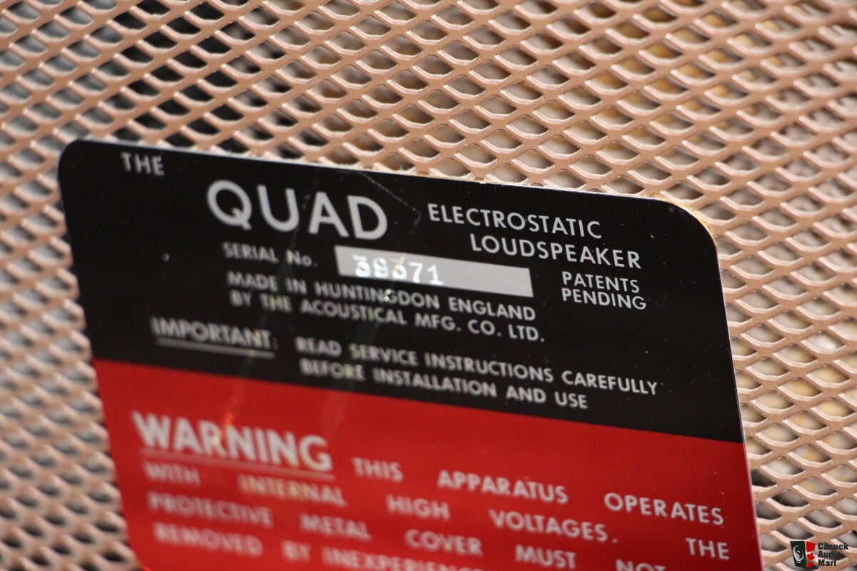 Quad ESL57 electrostatic speakers Photo #5038676 - UK Audio Mart
