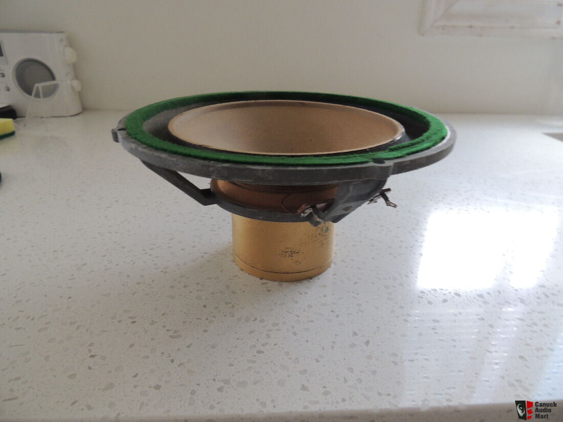 2) Wharfedale W40 4" Tweeters Red Alnico Magnet Original Felt Surround ...