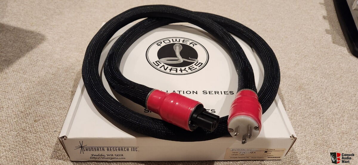 Shunyyata Research Python VX Power Cable (for Digital) 1.8M For Sale ...