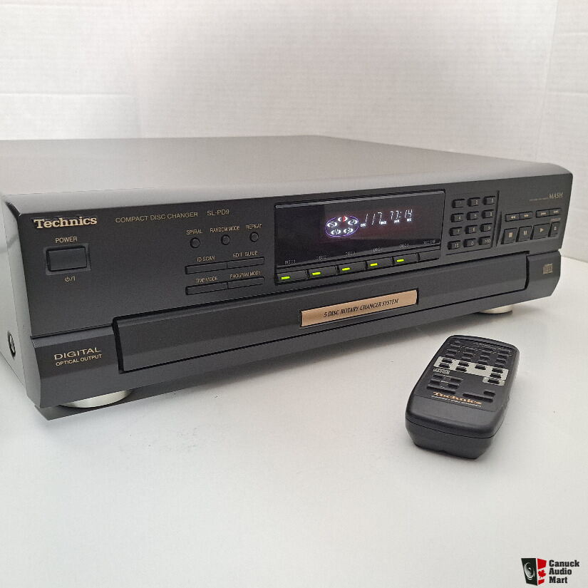 Technics SL-PD9 5 CD changer + remote in superb condition (laser ...