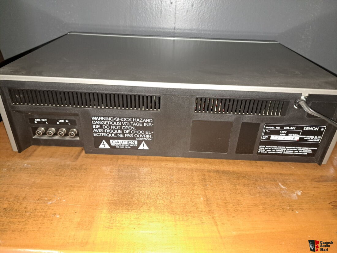 Vintage Denon DR-M1 cassette player Photo #5044037 - Canuck Audio Mart