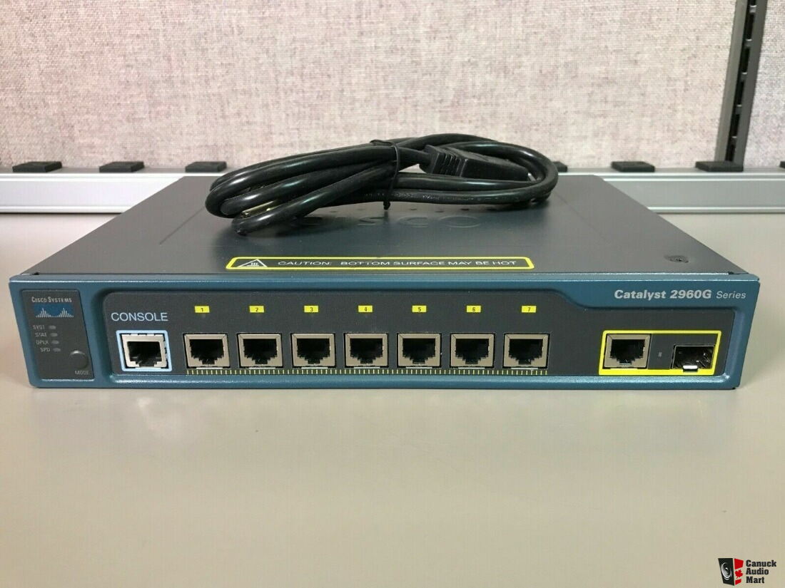 Cisco WS-C2960G-8TC-L Gigabit Ethernet Switch For Sale - Canuck Audio Mart