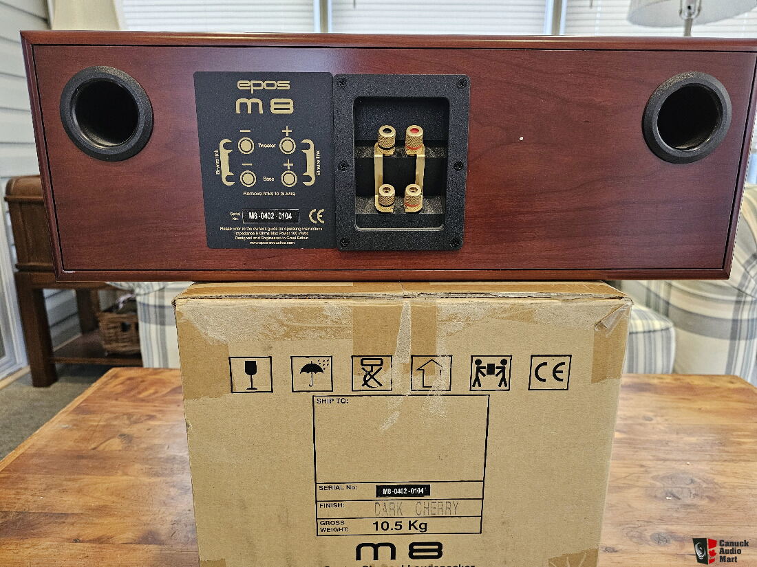 EPOS M8 Centre Channel Speaker Best Offer For - Canuck Audio Mart