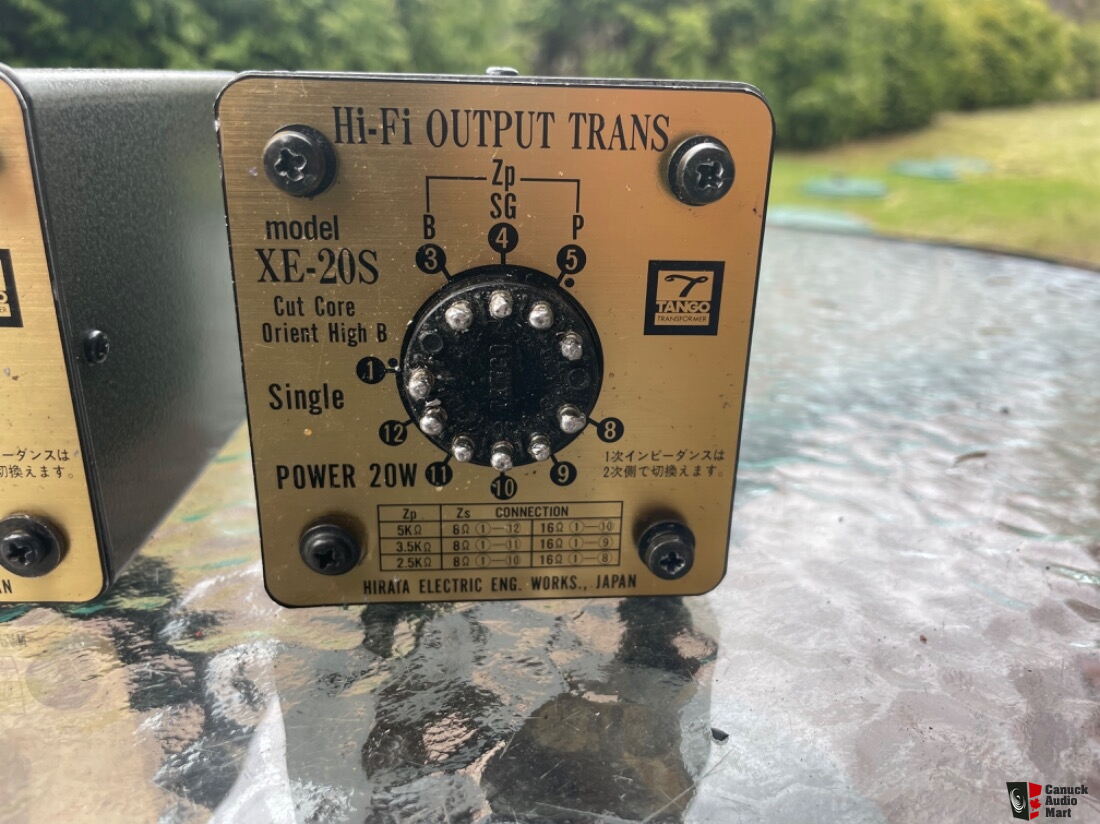 Tango XE-20S outputs transformers