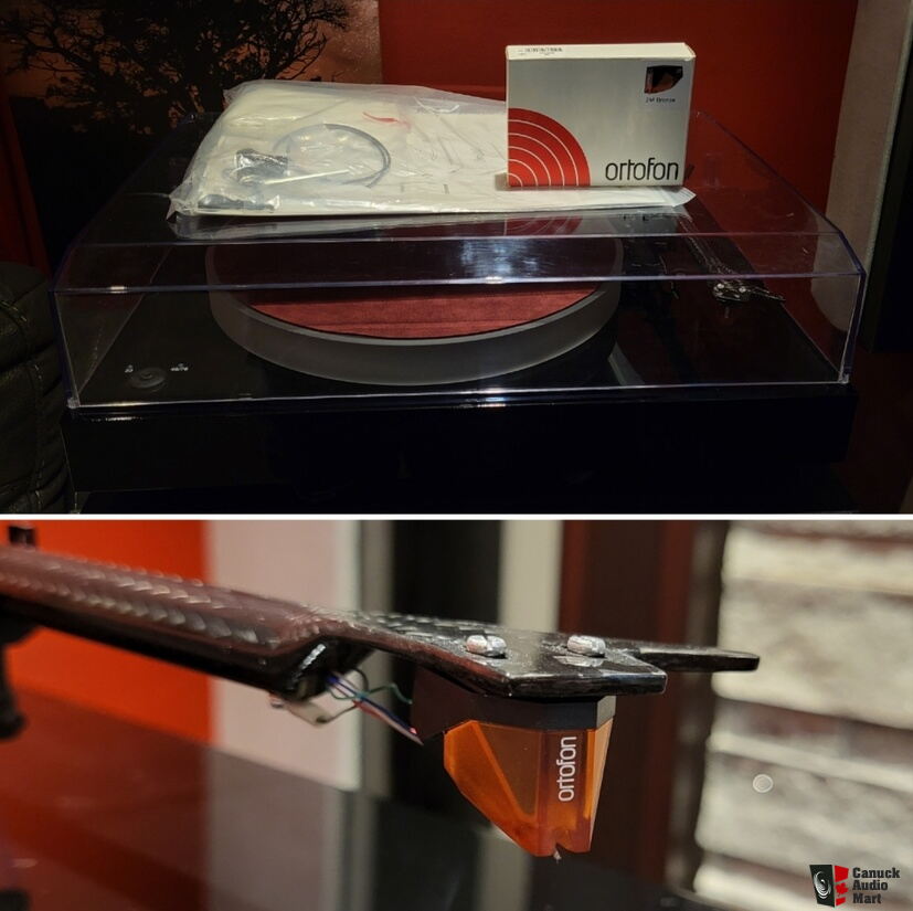 Pro-Ject x2 Carbon Turntable Ortofon 2M Bronze Read Desc