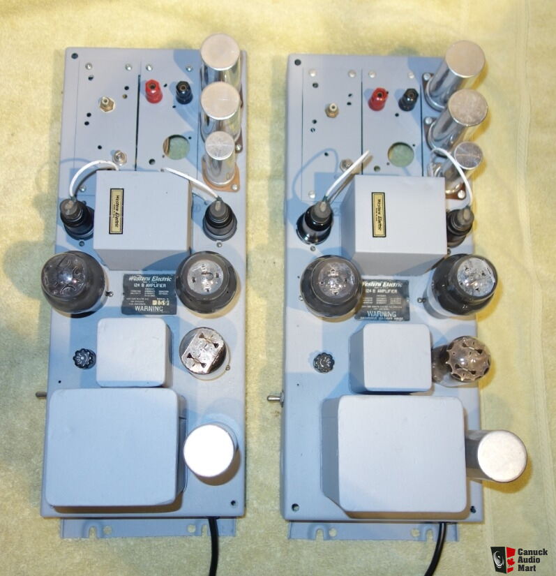 Western Electric 124B amplifier pair Original Photo #5051704 - Canuck ...