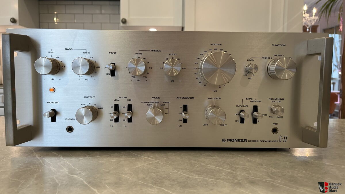 Pioneer C77 spec-1 preamplifier VERY VERY NICE PERFECT WORKING 100/100 ...