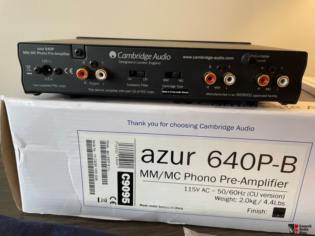 Cambridge Audio Azum 640P MM/MC Phono Pre-Amplifier Photo #5051942 - UK ...