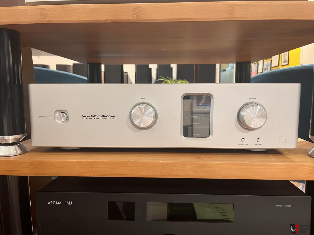 Luxman C-800f Preamplifier: EXCELLENT Condition; 90 Day acX Warranty ...