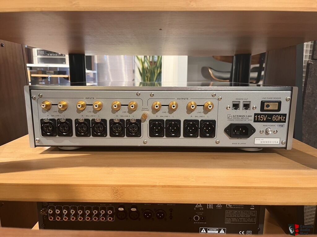 Luxman C-800f Preamplifier: EXCELLENT Condition; 90 Day acX Warranty ...