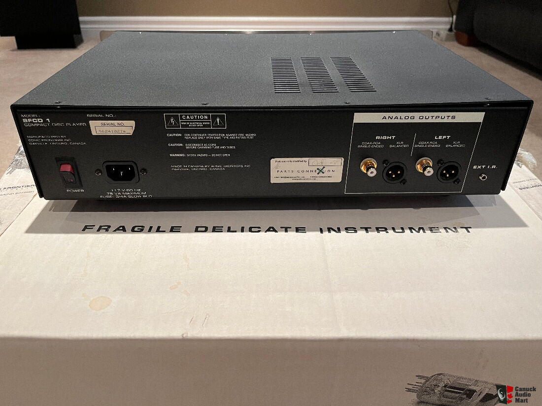 Sonic Frontiers SFCD-1 SE Compact Disc Player Photo #5054091 - US Audio ...