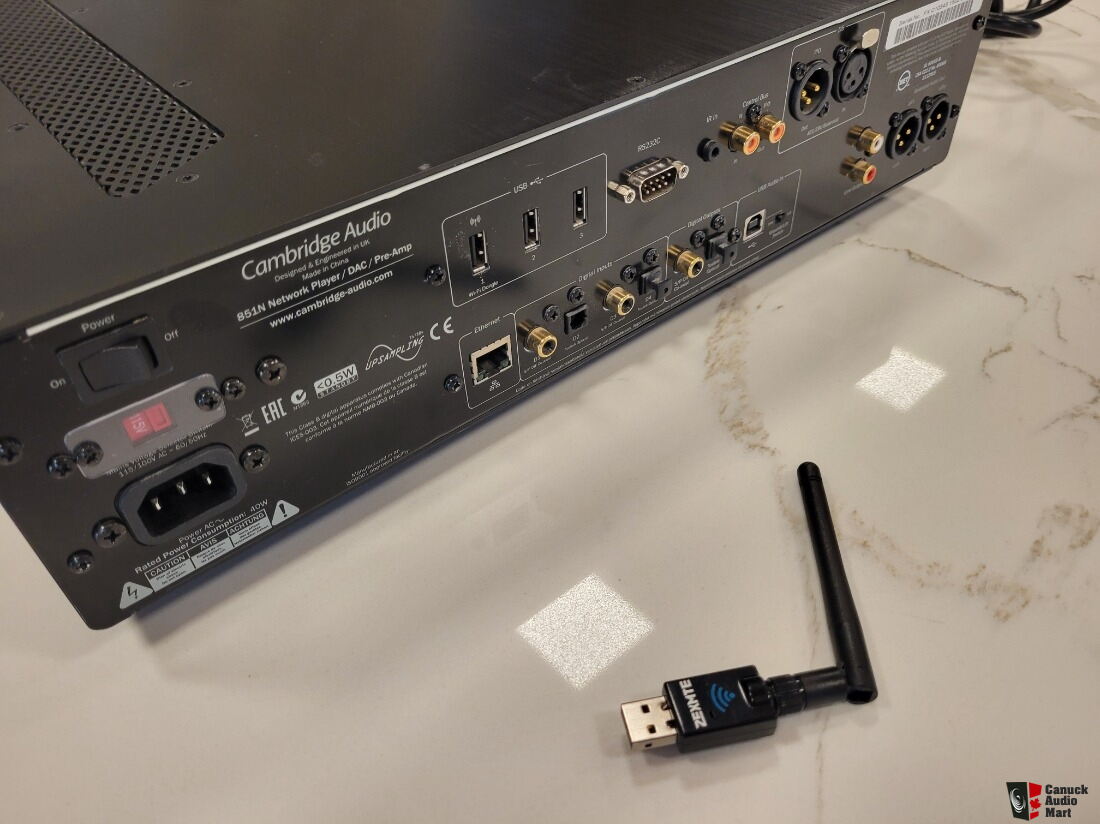Cambridge 851 N streamer/preamp/DAC black Photo #5056283 - US Audio Mart