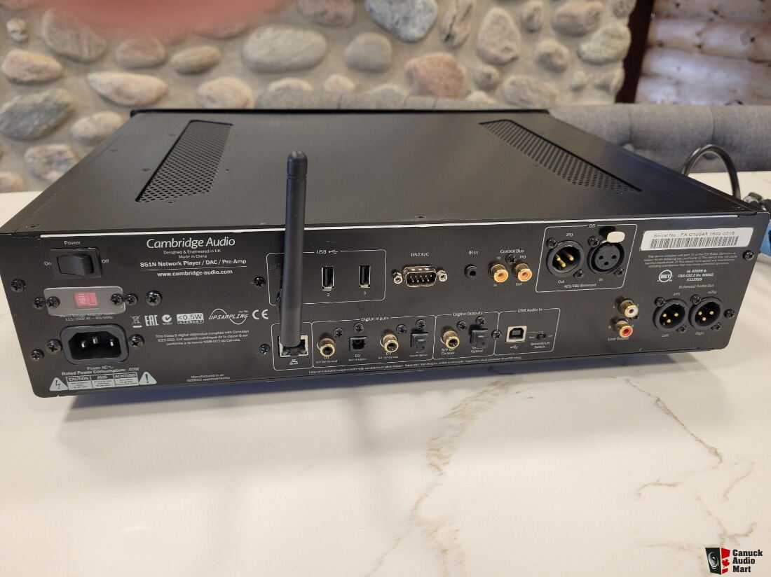 Cambridge 851 N streamer/preamp/DAC black Photo #5056281 - Canuck Audio ...
