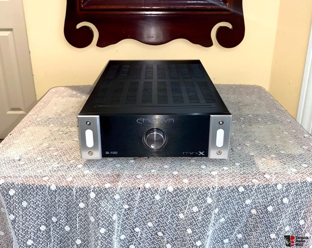Emotiva Compact Stereo Flex Amp (2 Avl) mini-X a-100 Dealer Ad - Canuck ...
