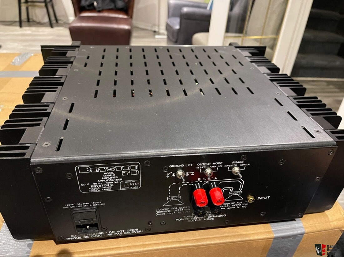 Bryston 7B Mono-blocks Power Amplifiers Pair 500 WPC into 8 ohm ...