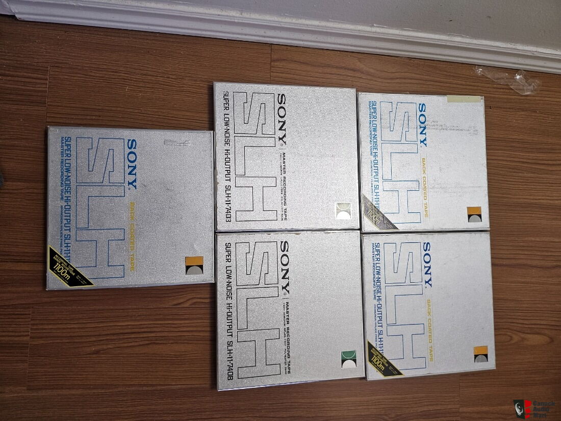 Sony reel to reel metal tapes 10.5 inches