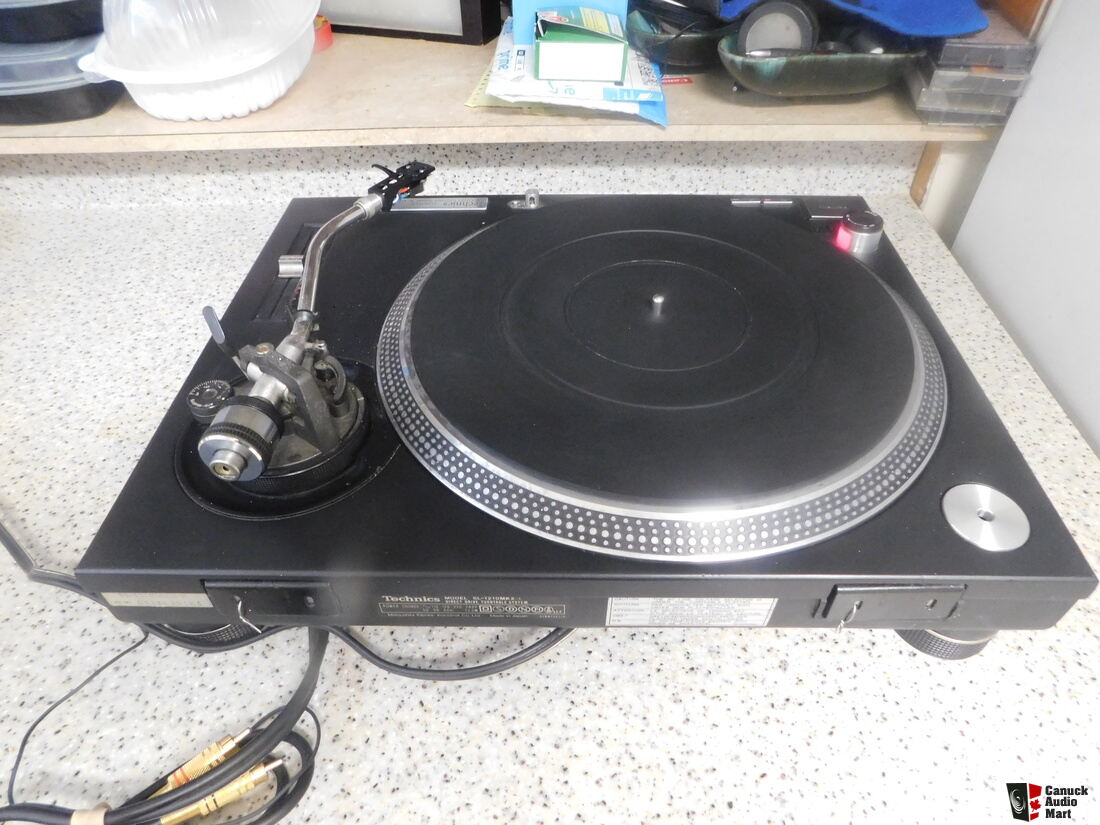 Technics SL-1210 MK 2 Turntable With Lid & Cartridge Audio technica ...