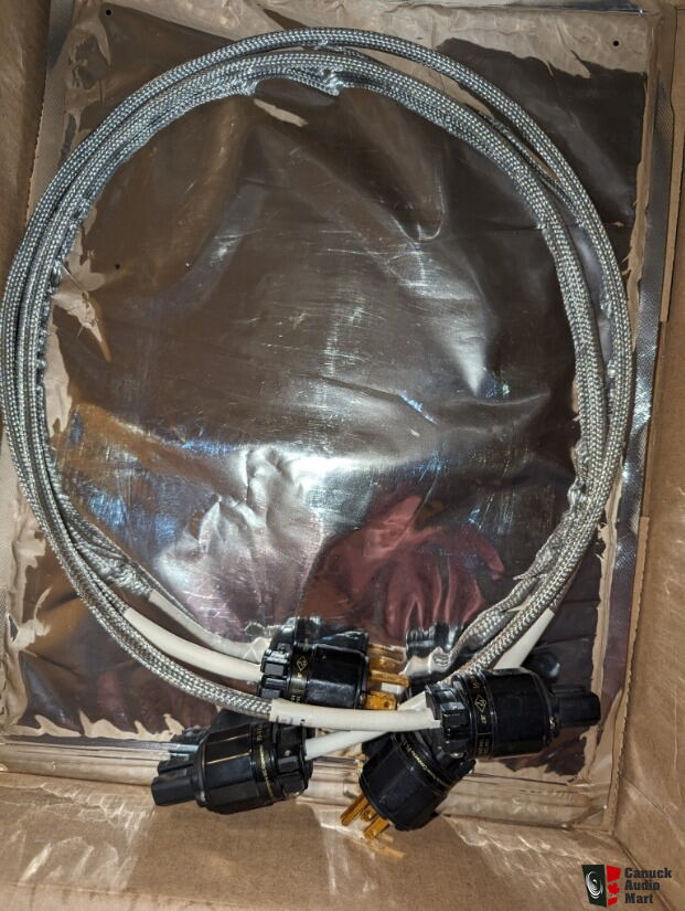 Cabledyne Premier Silver Power Cords 3ft Photo #5064426 - Canuck Audio Mart