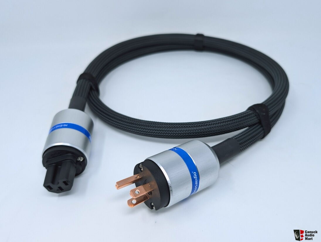 Pure Copper 10AWG AC Cord with Sunning Brushed Aluminium high-end ...
