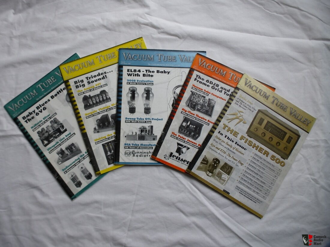 20) VTV Vacuum Tube Valley 300b 2a3 12ax7... SE Amps Diy magazine