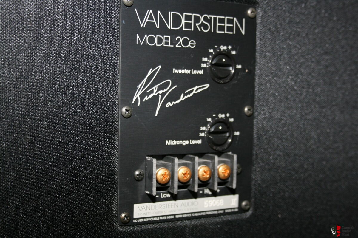 Vandersteen 2Ce Signature II with Stands - Black Photo #5067157 ...