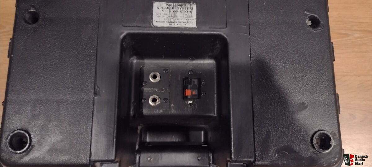 2 x Panasonic RAMSA speakers Photo #5068555 - Canuck Audio Mart