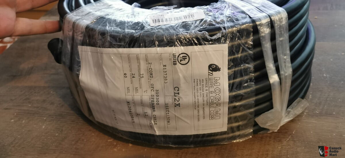 Mogami W3103 2c. 12awg HiDef Speaker Cable - 164 ft. (from Japan) For ...