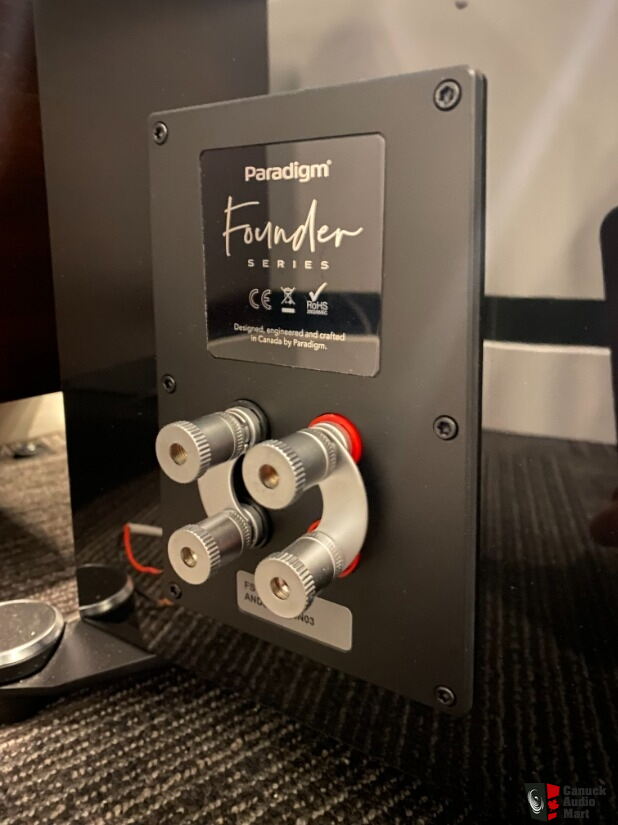 Paradigm Founder 100F Floorstanding Speakers in Gloss Black (Showroom ...