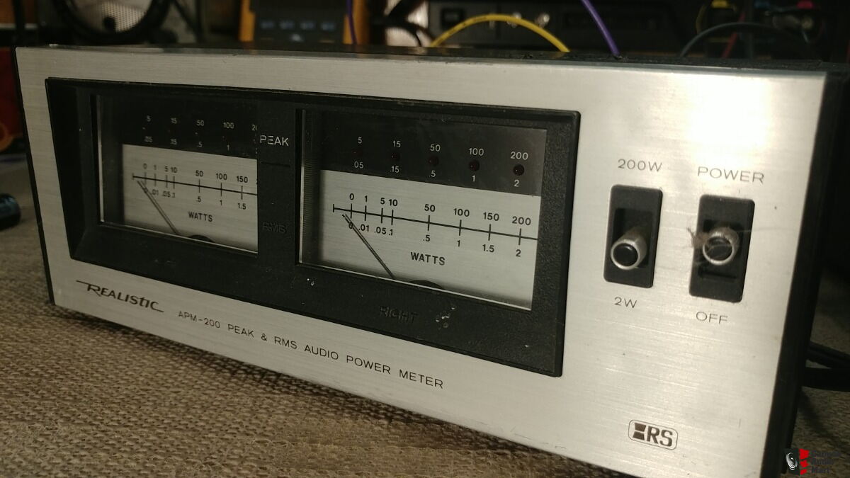 audio power meter APM200, Realistic. working Photo #5071552 - US Audio Mart