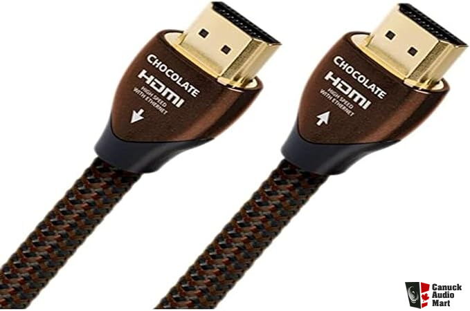 Audioquest Chocolate HDMI Cable 2M w/ Ethernet For Sale - Canuck Audio Mart