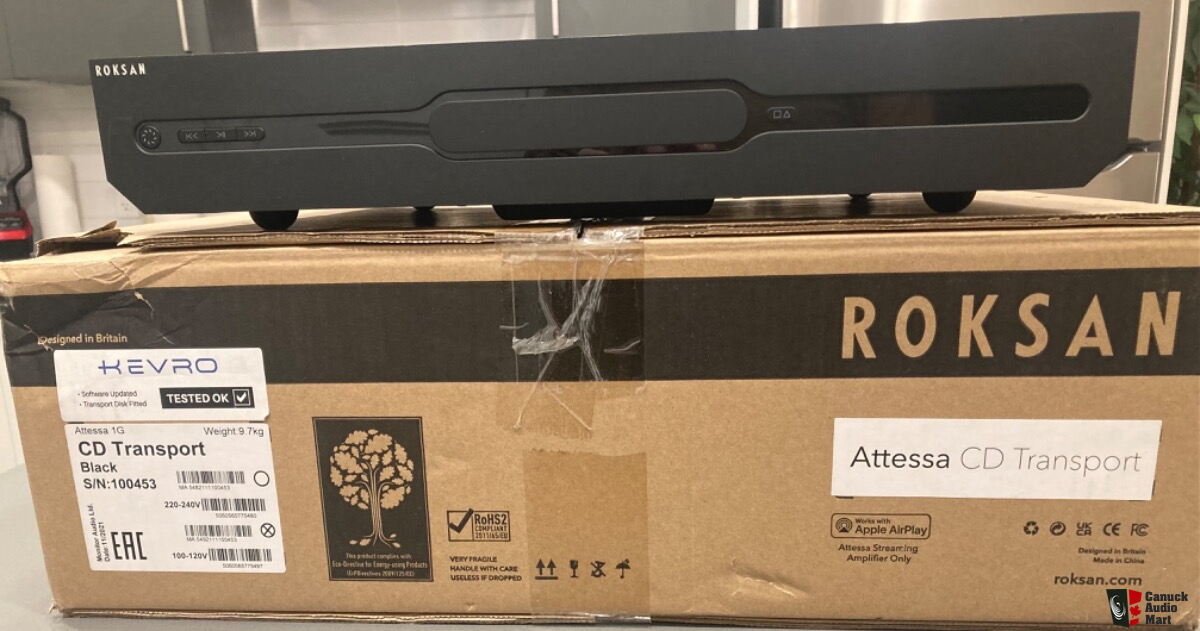 Roksan Atessa CD Transport For Sale - Canuck Audio Mart