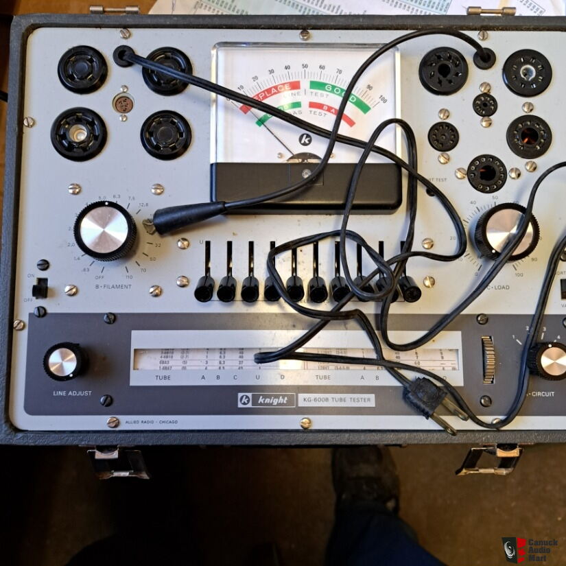 Knight kg 600b tube tester Photo #5074702 - Canuck Audio Mart