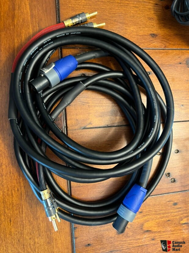 Benchmark Media NL2 to Banana 2-Pole Speaker Cable - 10' Pair For Sale ...