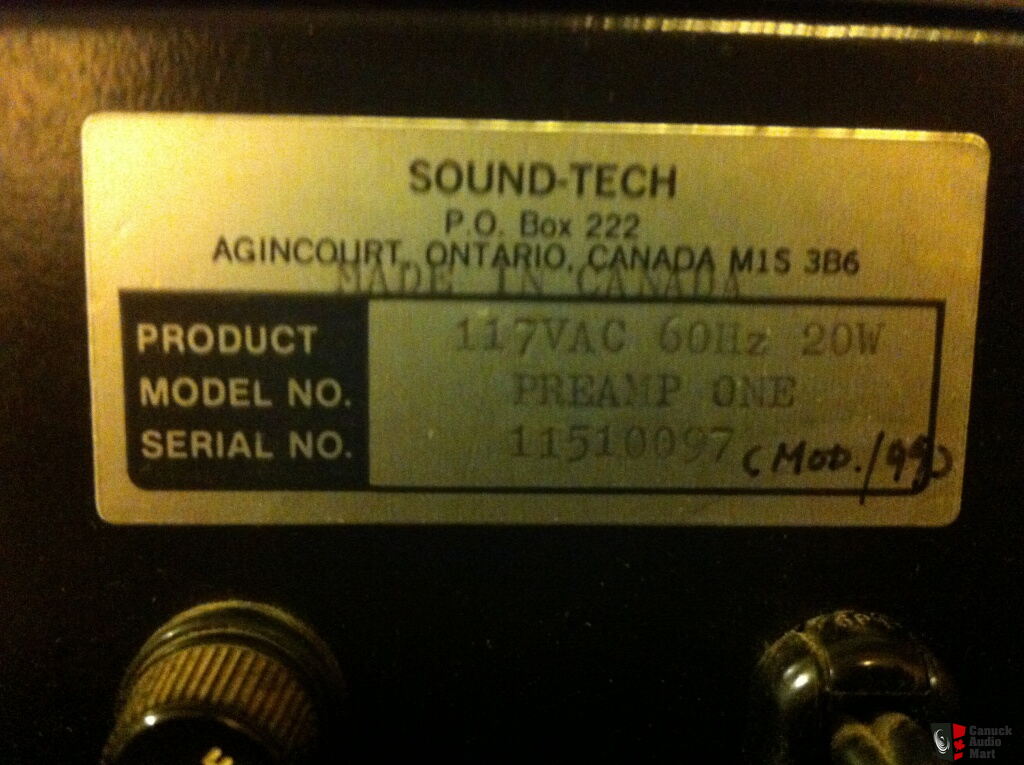 Tube Preamp One SoundTech Photo #508117 - US Audio Mart