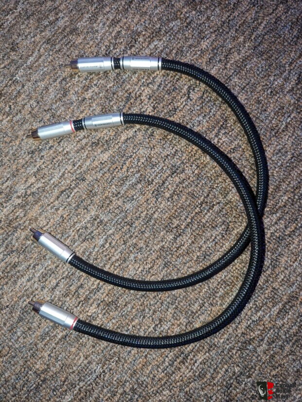 Argentum Acoustics Millenia RCA PURE SILVER interconnect pair 56 cm or ...