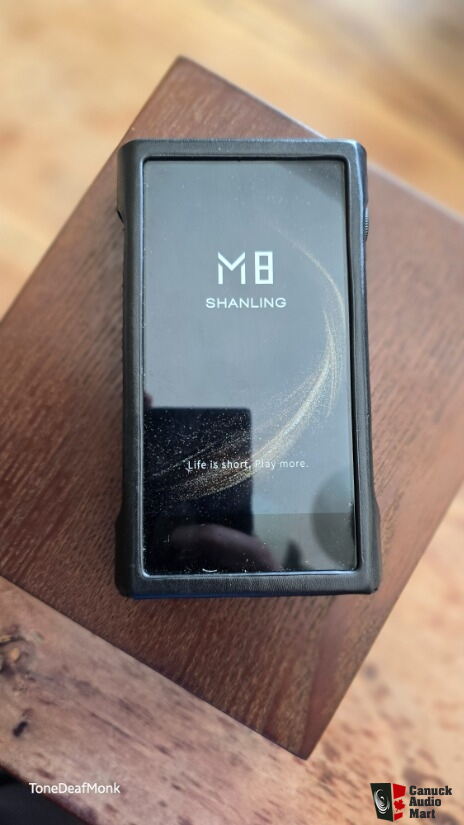 Priced to move! Shanling M8 High End DAP with Black Leather Case Photo ...