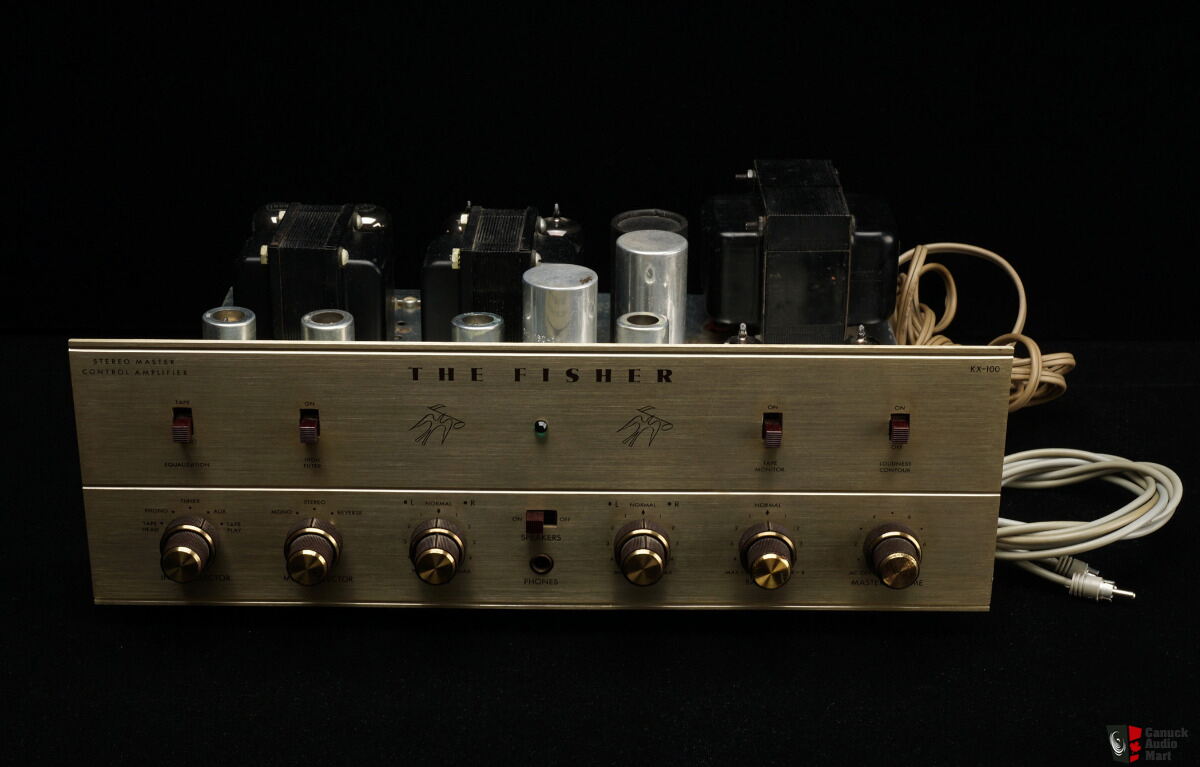 Vintage Fisher KX-100 Tube Integrated Amplifier - Tested Working ...