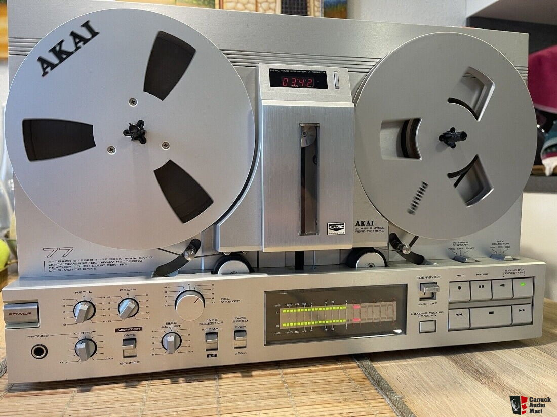 AKAI GX-77 reel to reel tape deck silver colour Photo #5088320 - Canuck ...
