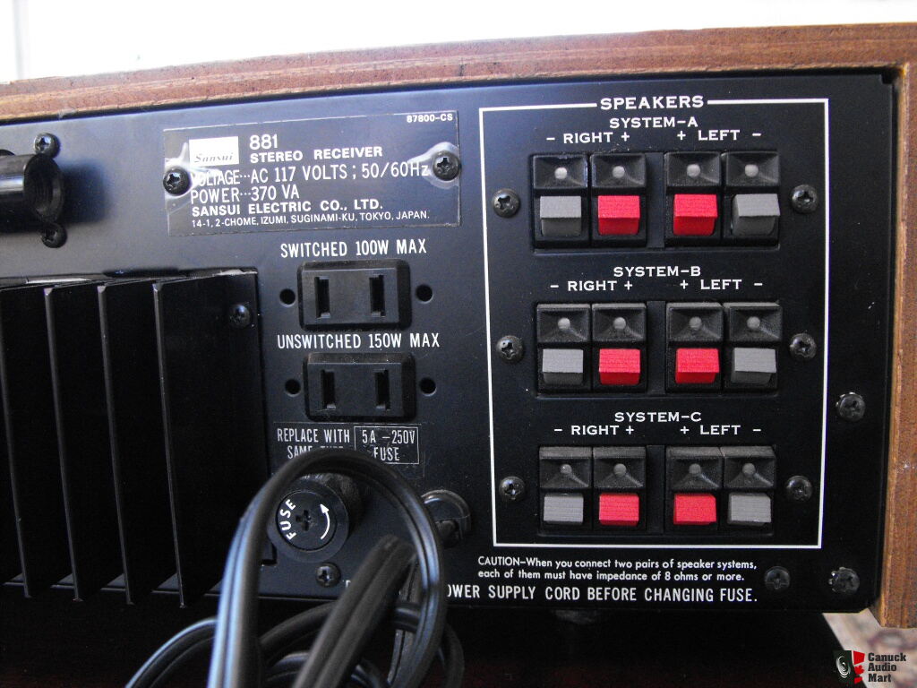 Sansui 881 Receiver Photo #508925 - UK Audio Mart