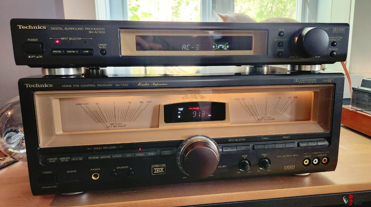Receiver Technics SA TX-50 + processor SH-AC300 + Giving Technics (same ...
