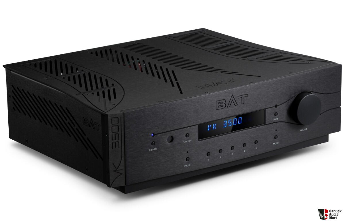 BAT VK-3500 Hybrid Integrated Amplifier 150-300 Watts with Phono Stage ...
