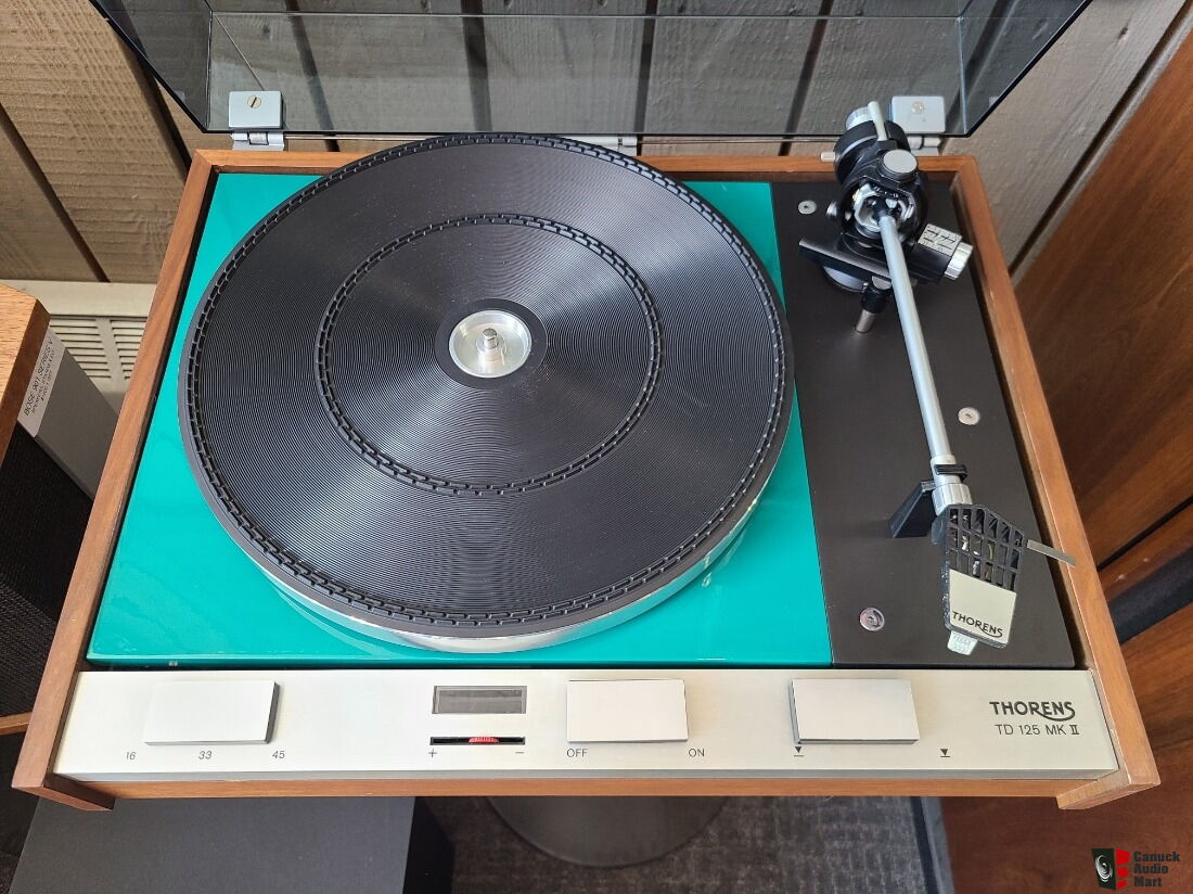 Thorens TD125 MKII Turntable with New Lid Photo #5095762 - Canuck Audio ...